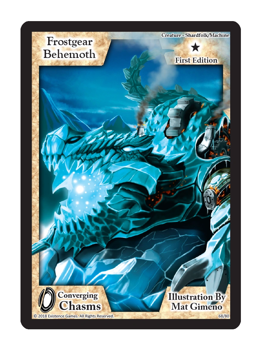 Frostgear Behemoth | Exodus Trading Card Game Wiki | Fandom