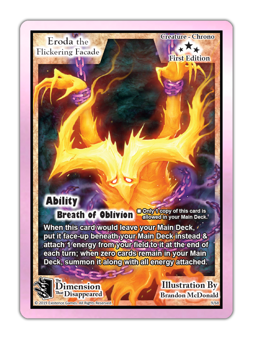 Eroda The Flickering Facade Exodus Trading Card Game Wiki Fandom