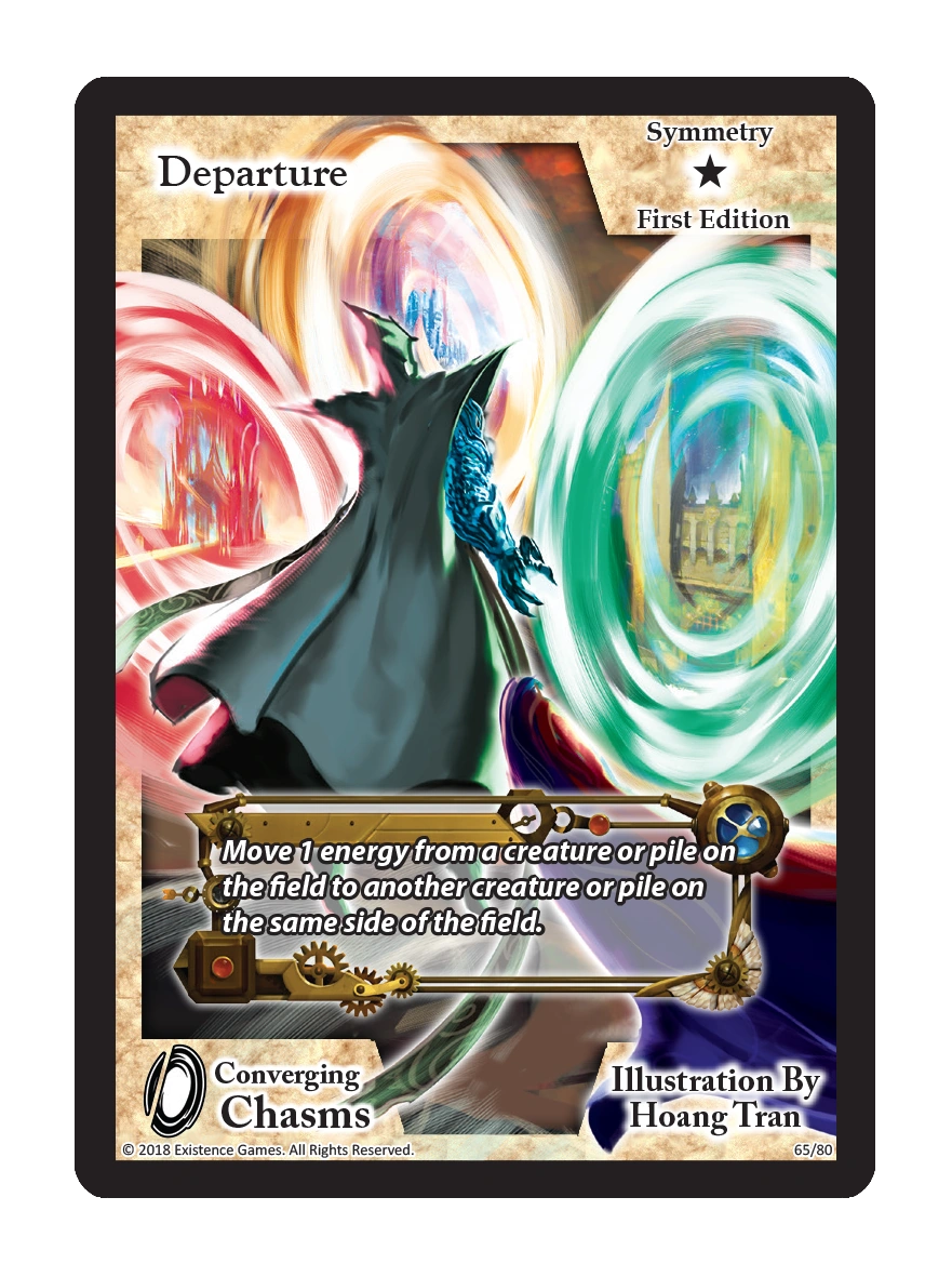 Departure | Exodus Trading Card Game Wiki | Fandom
