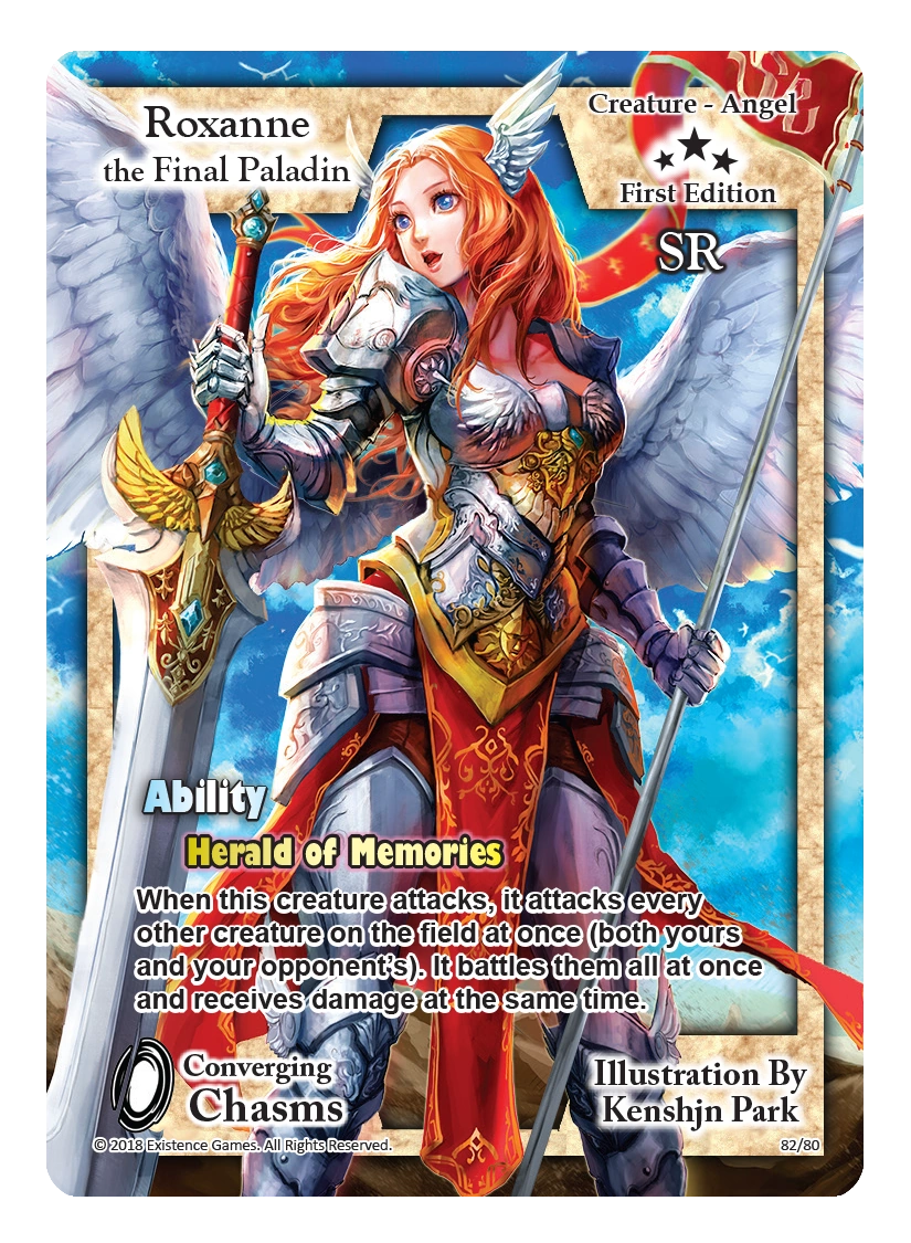 Roxanne the Final Paladin | Exodus Trading Card Game Wiki | Fandom