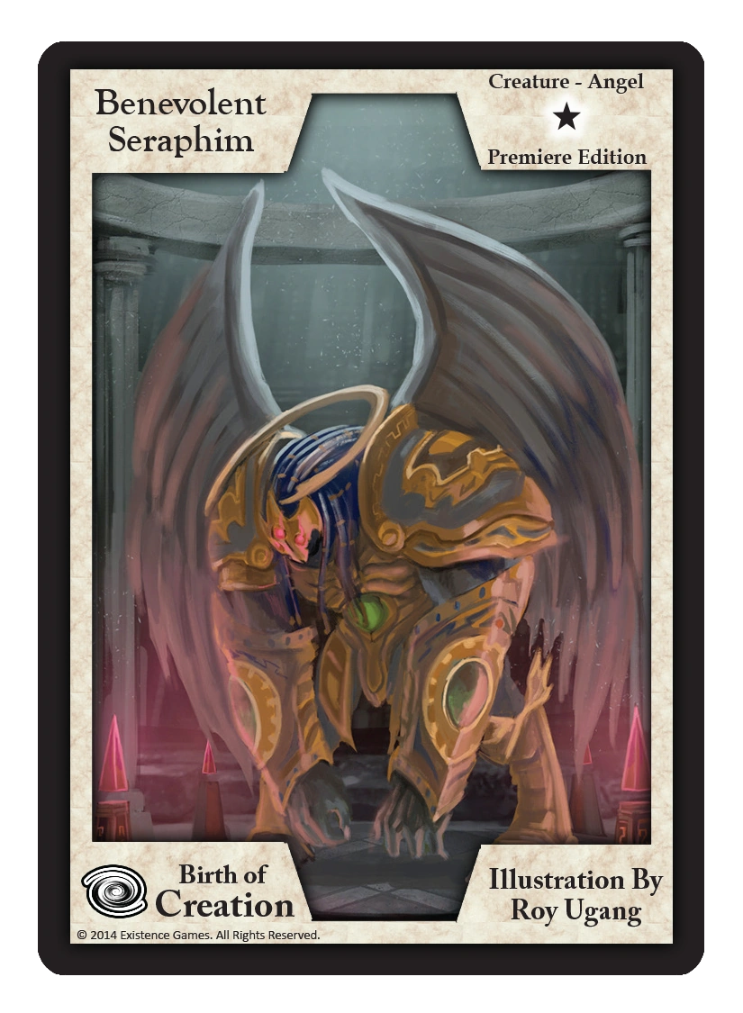Benevolent Seraphim | Exodus Trading Card Game Wiki | Fandom