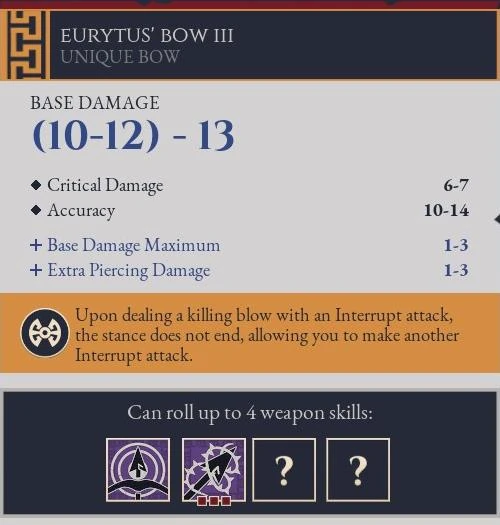 Eurytus' Bow | Expeditions: Viking Wiki | Fandom