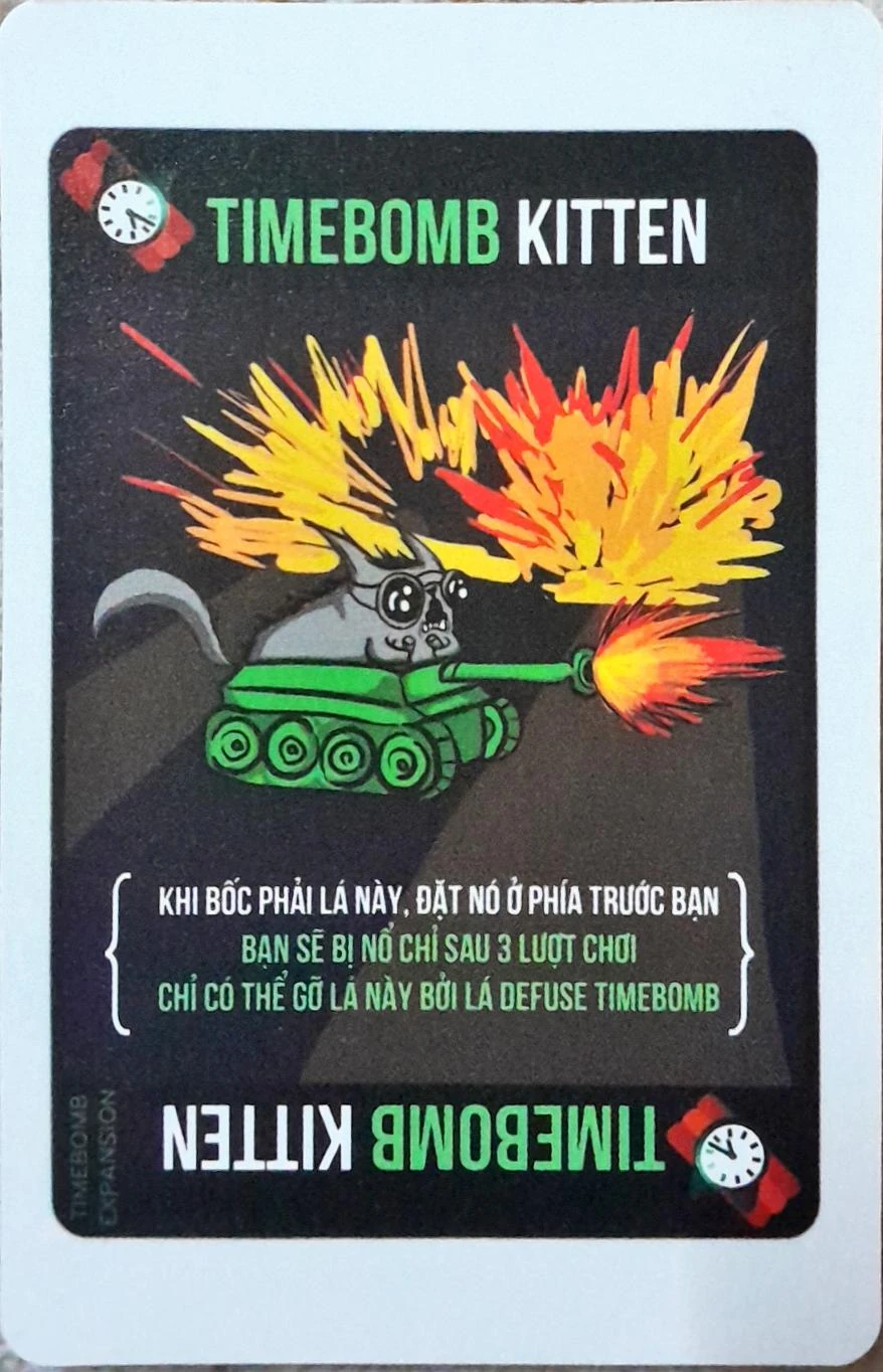 Timebomb Kitten - Exploding Kittens Wiki