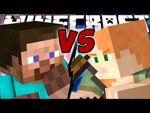 STEVE vs ALEX | ExplodingTNT Wiki | Fandom