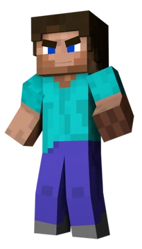 Steve Minecraft Side View