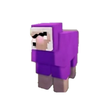 Minecraft Purple Sheep