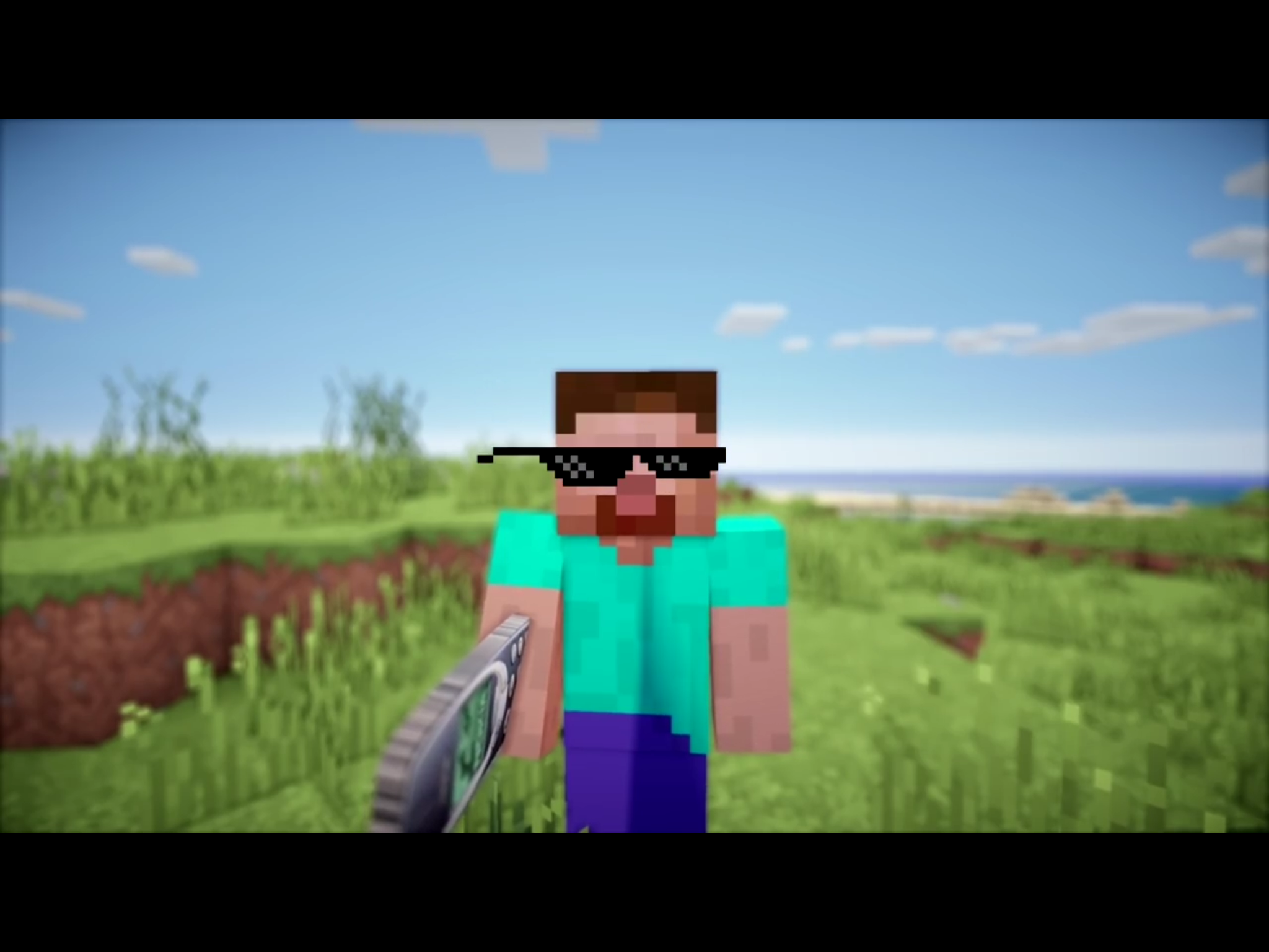 Herobrine And Steve Friends