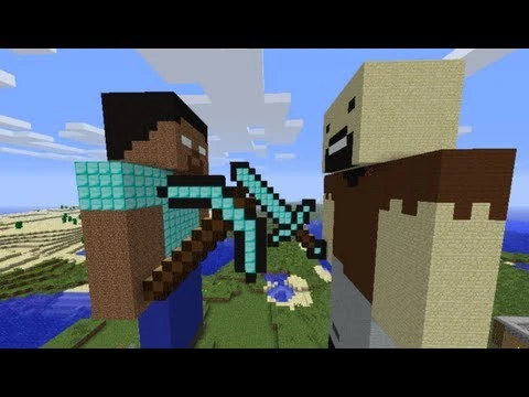Minecraft Herobrine Vs Notch En Steve