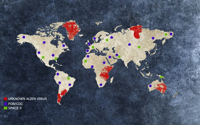 Map | Extinction Earth Wiki | Fandom