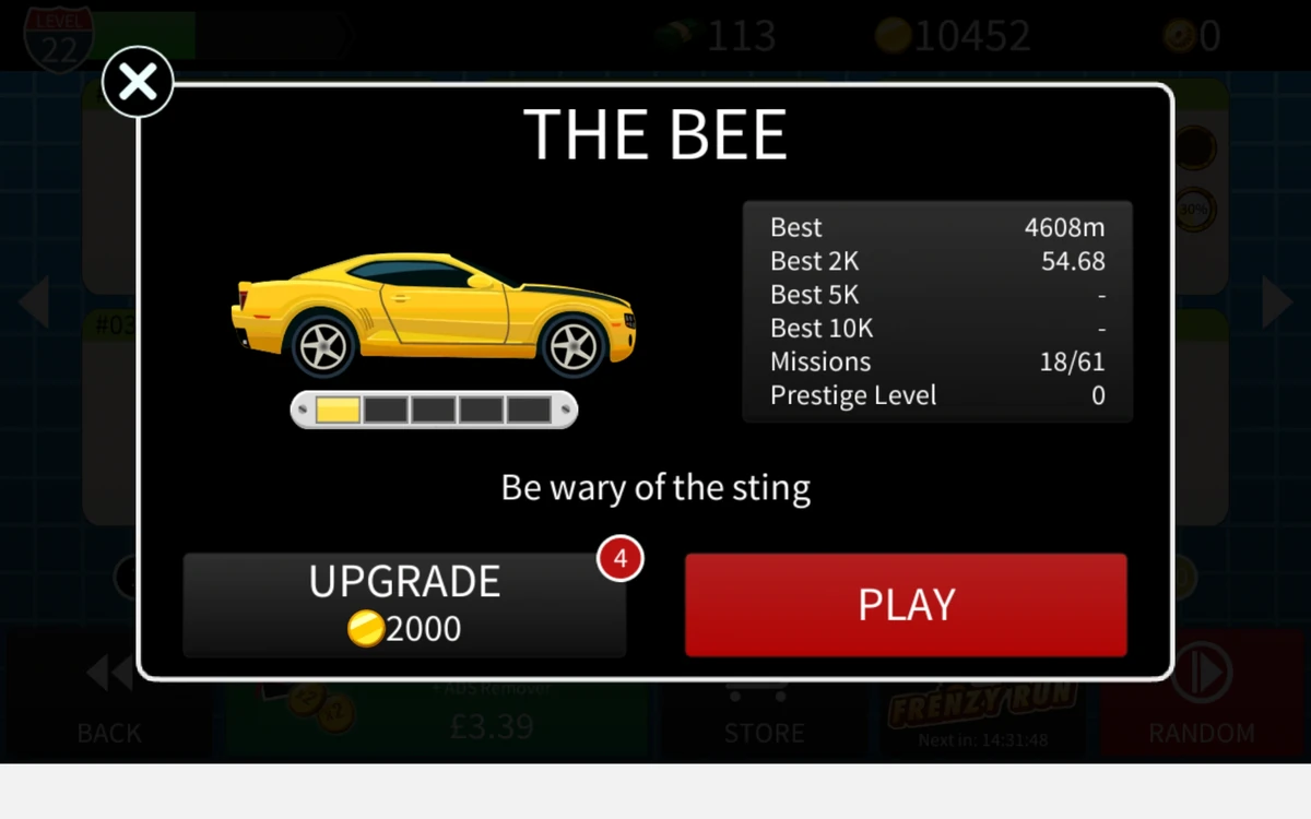 The Bee | Extreme Road Trip Wiki | Fandom