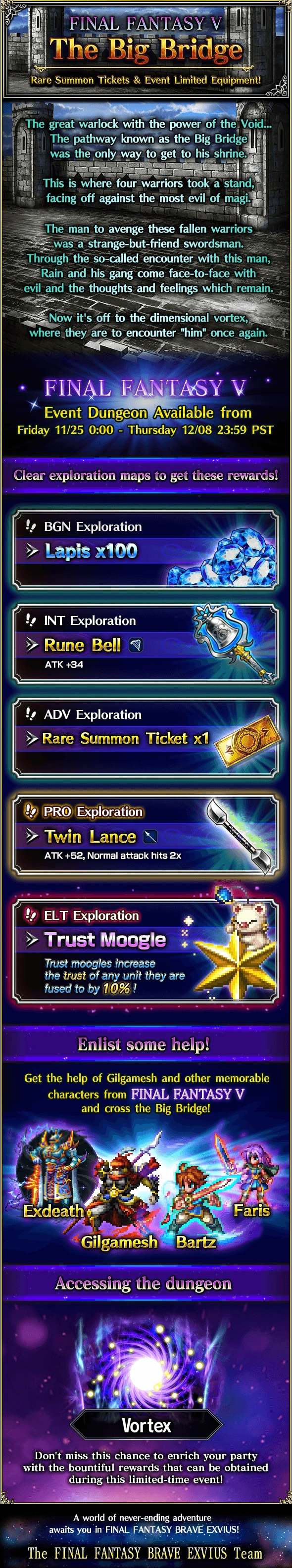 The Big Bridge - Final Fantasy Brave Exvius Wiki