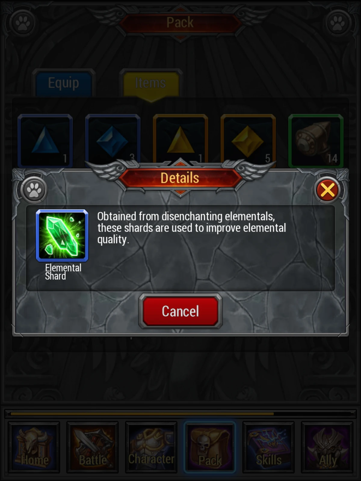 Elemental Shard | EzPzRPG Wikia | Fandom