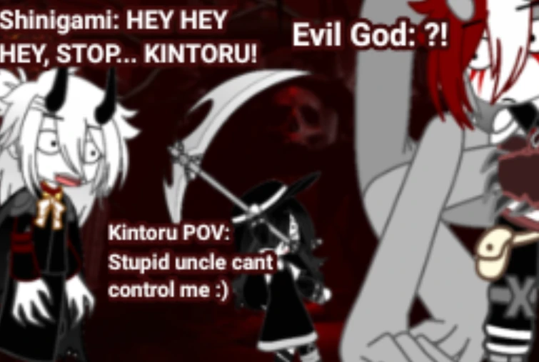 POV: Child Kintoru stole Shinigami's scythe | Fandom