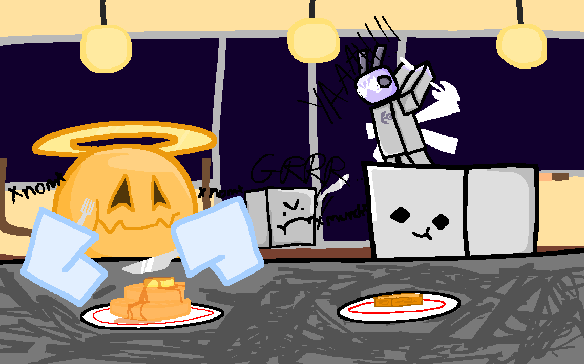 Ringo and Slamo at Waffle House at 3 am | Fandom