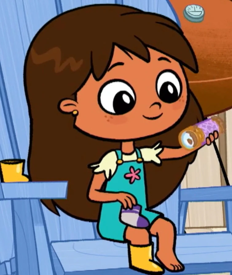 Hey uh I was wondering why Rosie wears sock inside her yellow boot ...