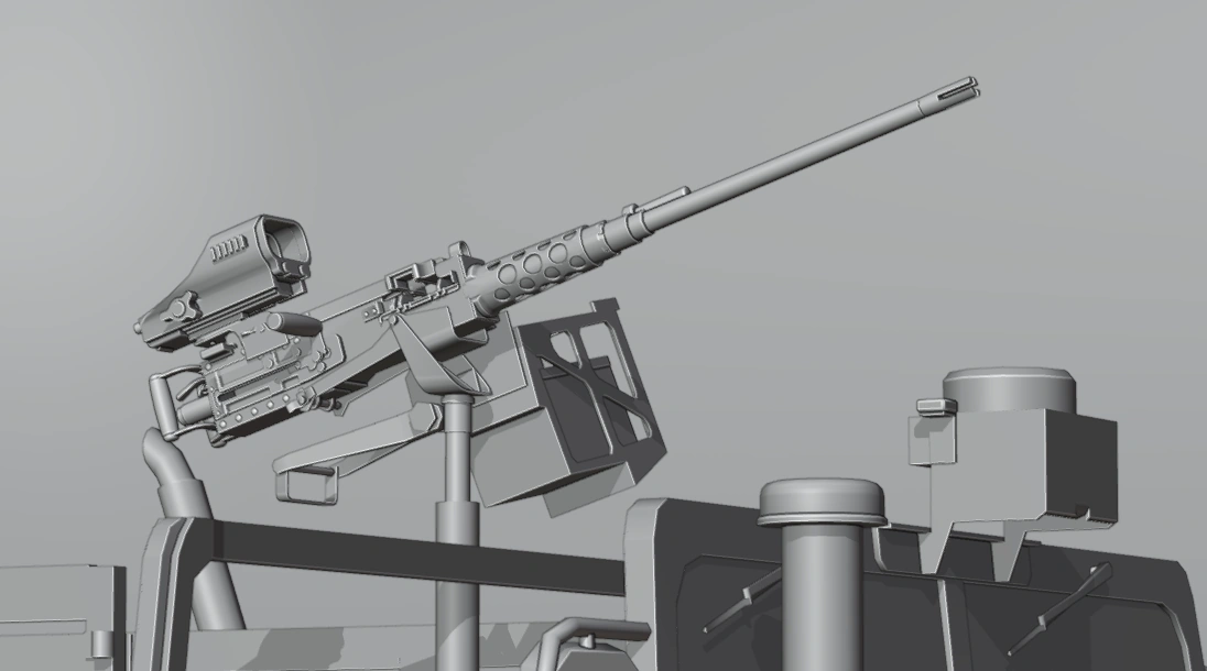 M2HB + DCL120 on M998 Humvee and the M240H | Fandom