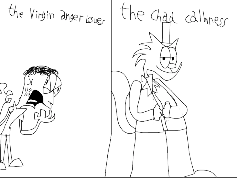 The virgin vs the chad | Fandom