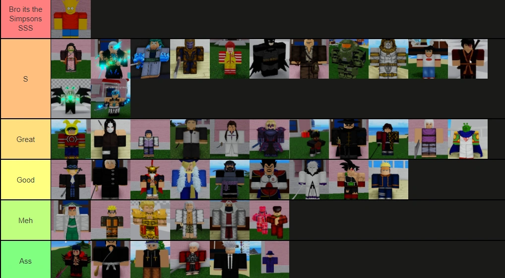 Legendary skin tier list | Fandom