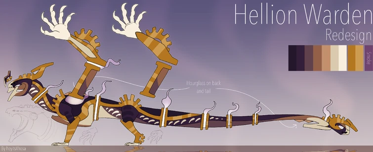 a stupid hellion warden fan redesign 🥰😍😜💥‼️🔥🔥 | Fandom