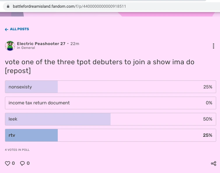 tpot debut voting | Fandom