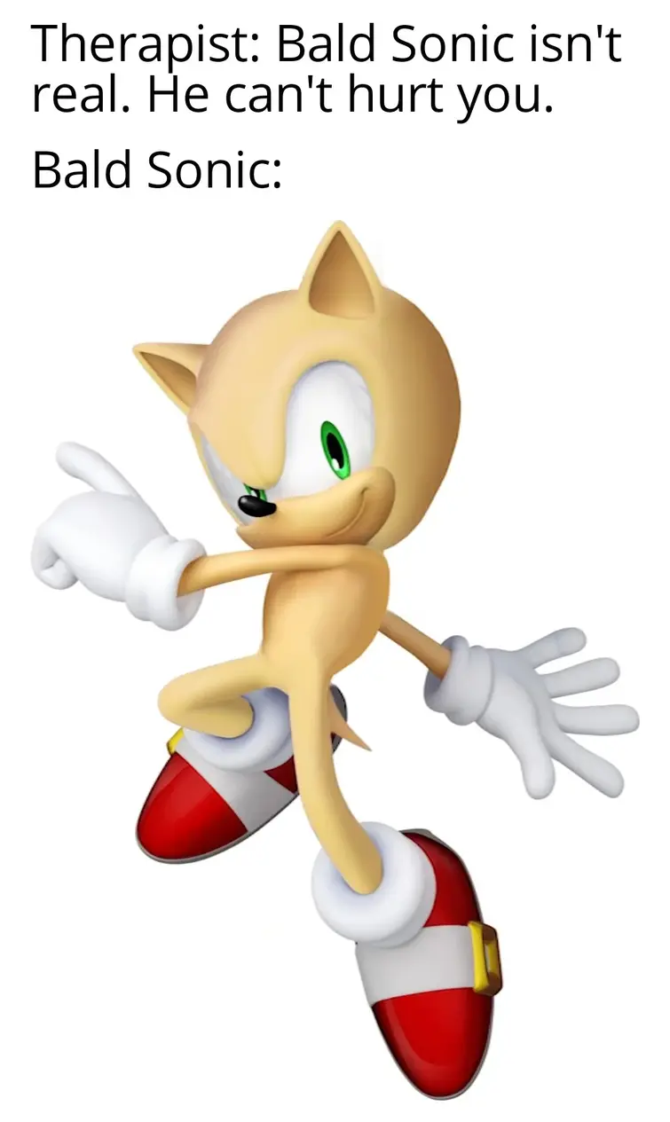 Thanks, I hate bald Sonic | Fandom