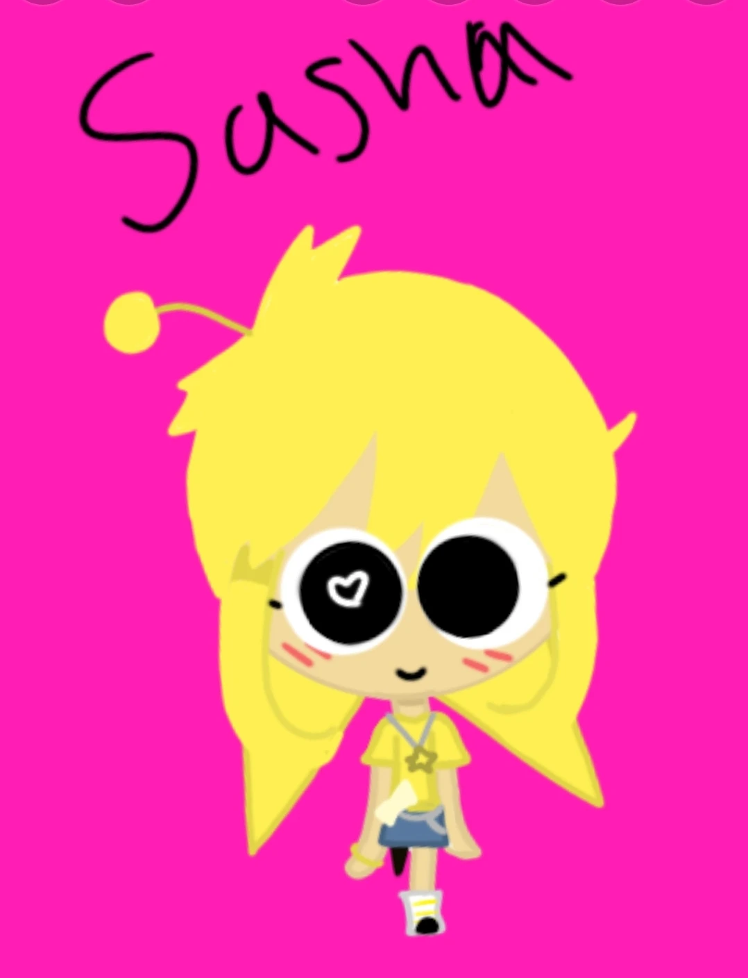 Mini sasha in my humanized artstyle, this is kinda lazy | Fandom