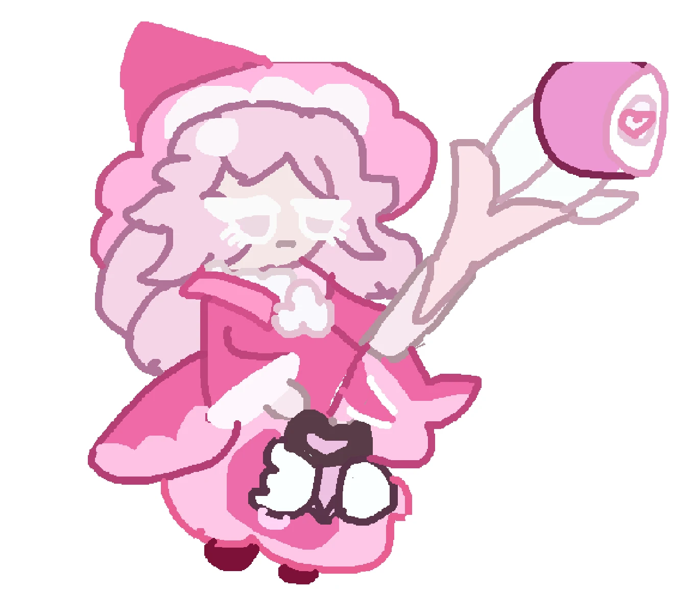 Pink Tea and Black Glitter Cookie | Fandom