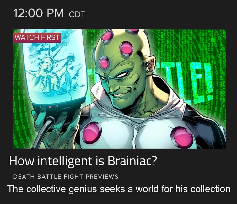 Ultron vs Brainiac previews | Fandom