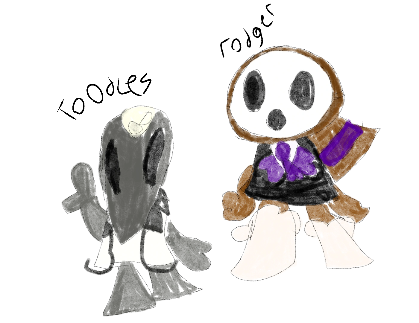 Toodles and rodger in masks! | Fandom