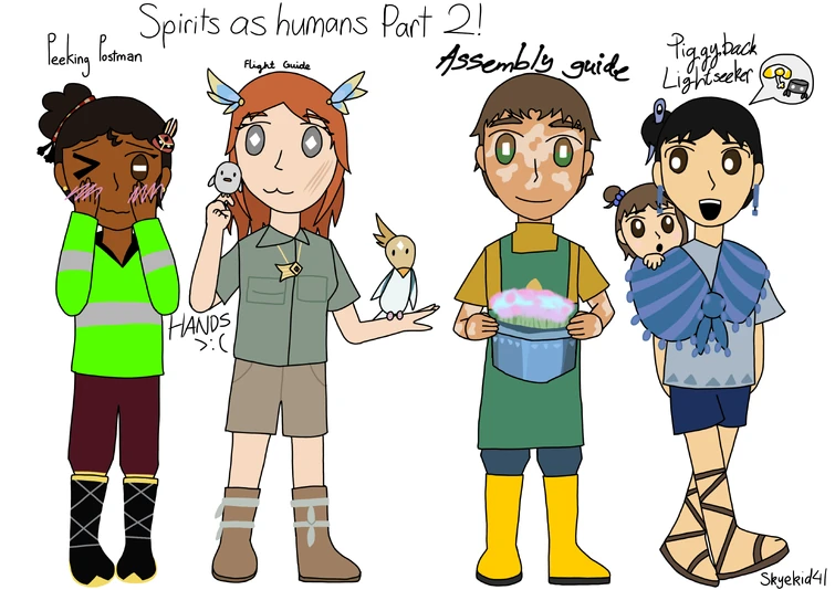 The rest of the Spirits as humans! | Fandom