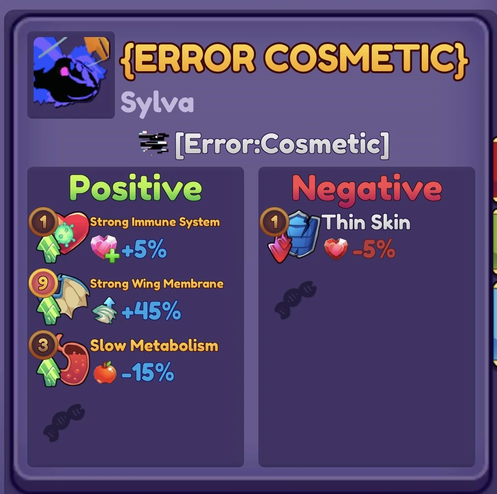 seeing offers on error cosmetic sylva | Fandom