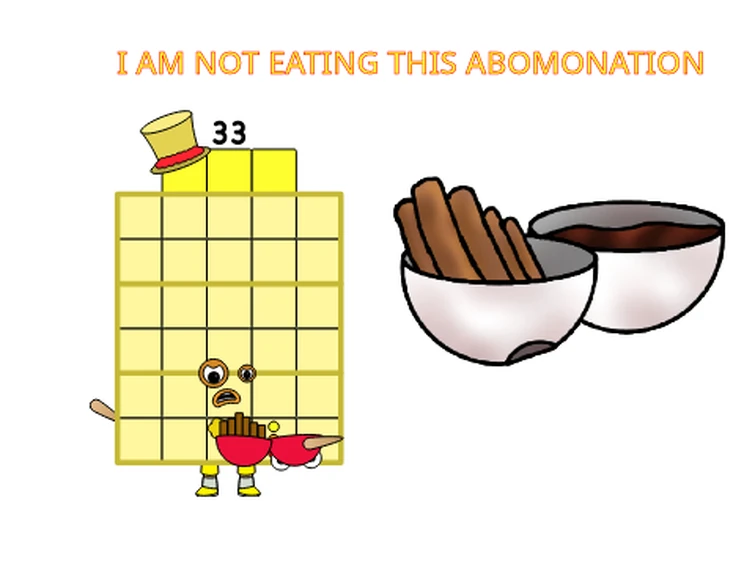 My 33 refuses to eat fried numberblob | Fandom