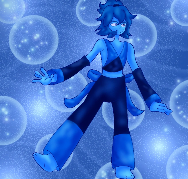Art of a Lapis Lazuli from Gem Galaxies | Fandom