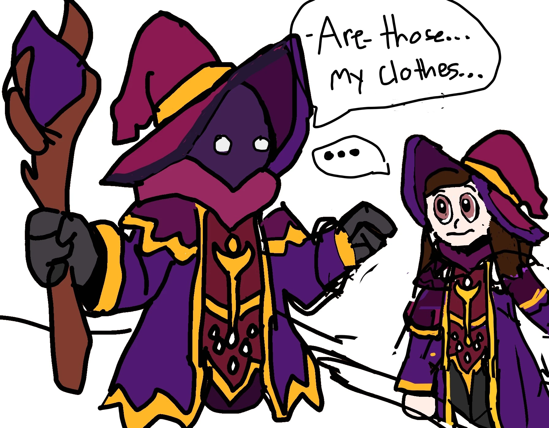 A glitch seeing tutorial cutscene after beating the puppet master (Ms ...