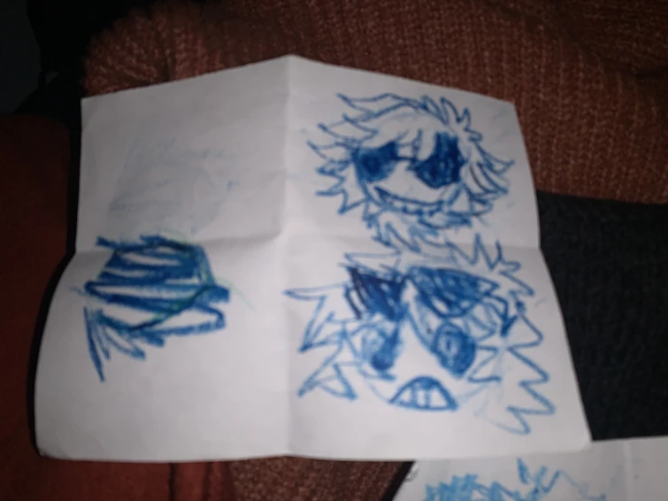 Drew stuff with my sister’s crayon | Fandom