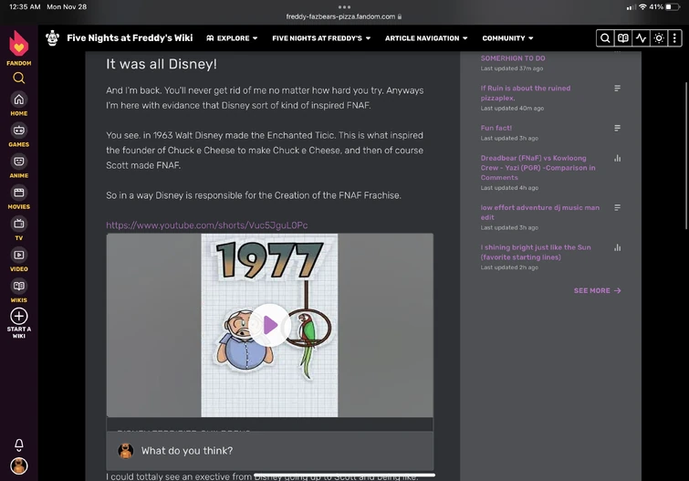 Fandom out of context: Snazz edition (based on some post with the ...