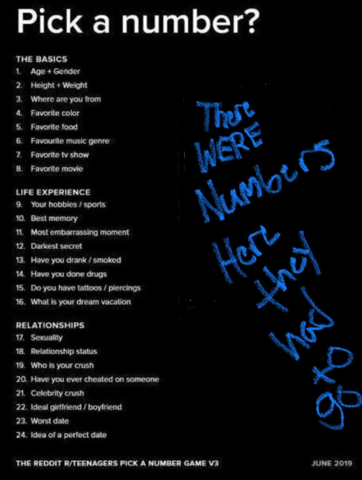 pick a number any number and maybe just sorta just kinda maybe answer ...