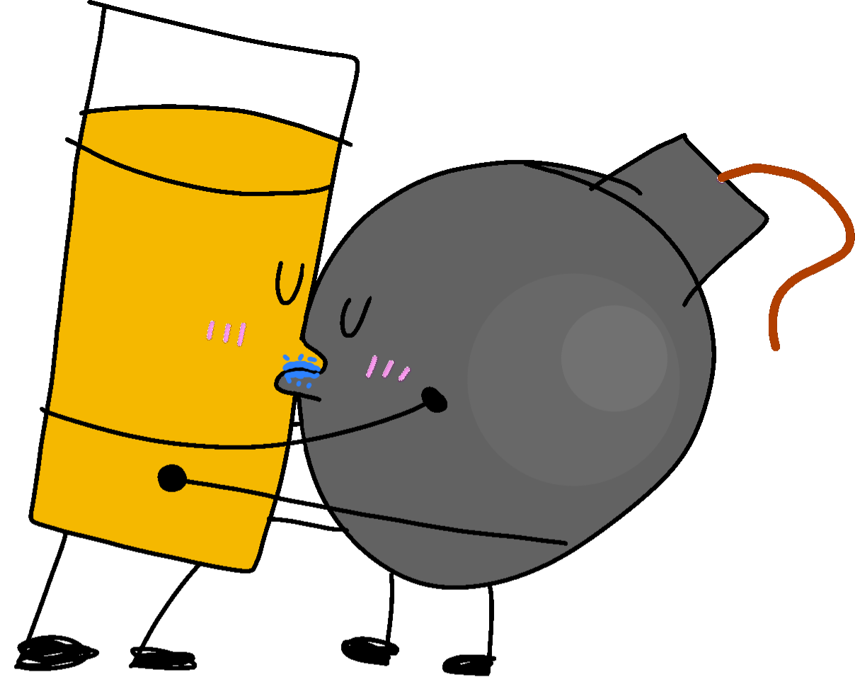 my first art thingy of two characters making out is JOKE art. crazy ...