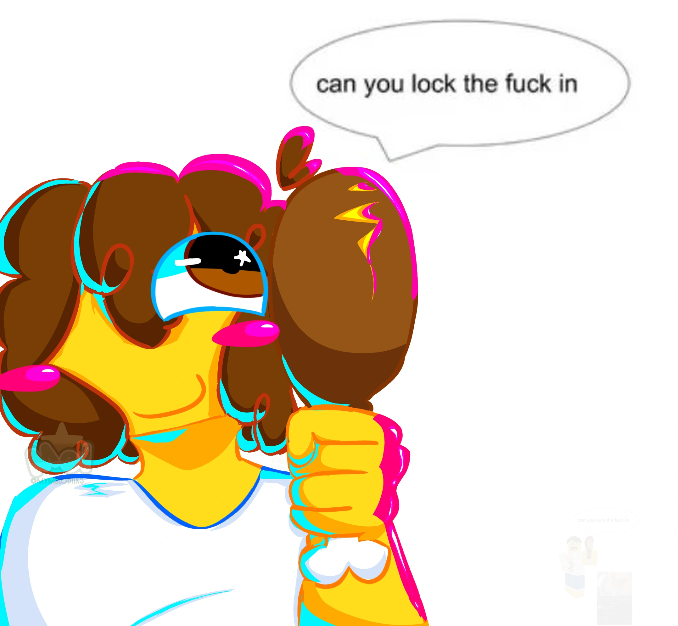 Can you. Lock the fuck in. | Fandom