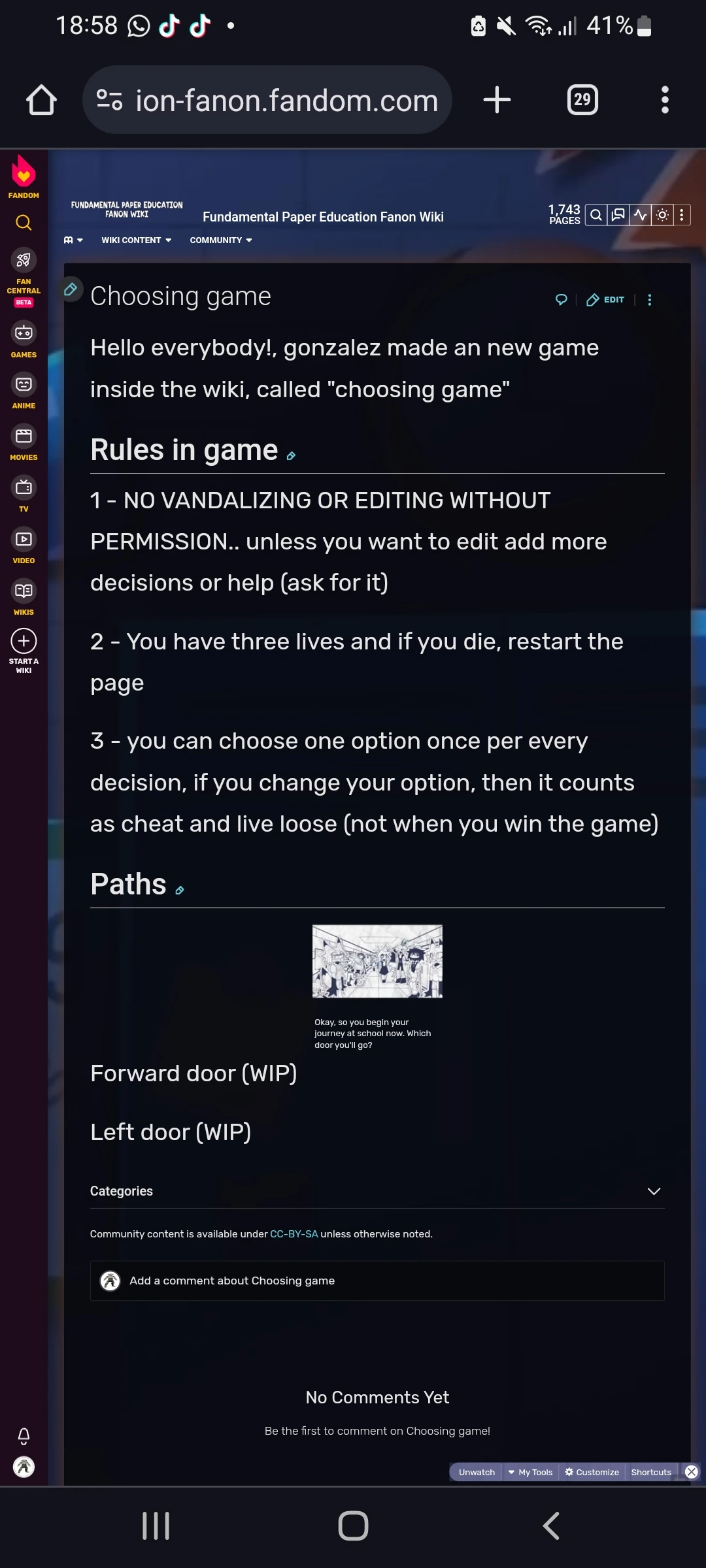 Im making an telltale game inside this wiki, wanna help me? | Fandom