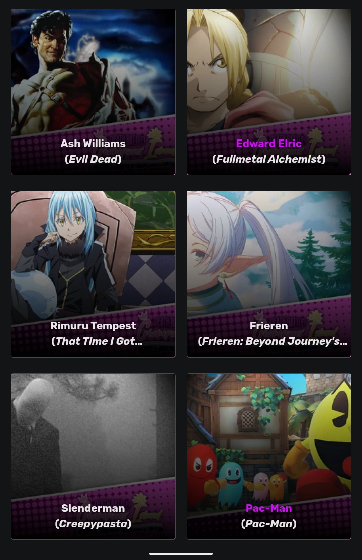 Which of these characters which whom you are excited to see in Death Battle? | Fandom