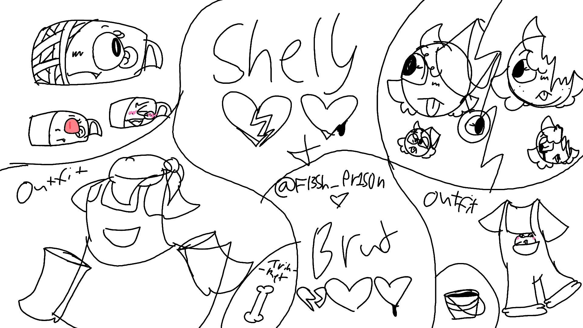 Infection Au art(so far) + random doodles | Fandom