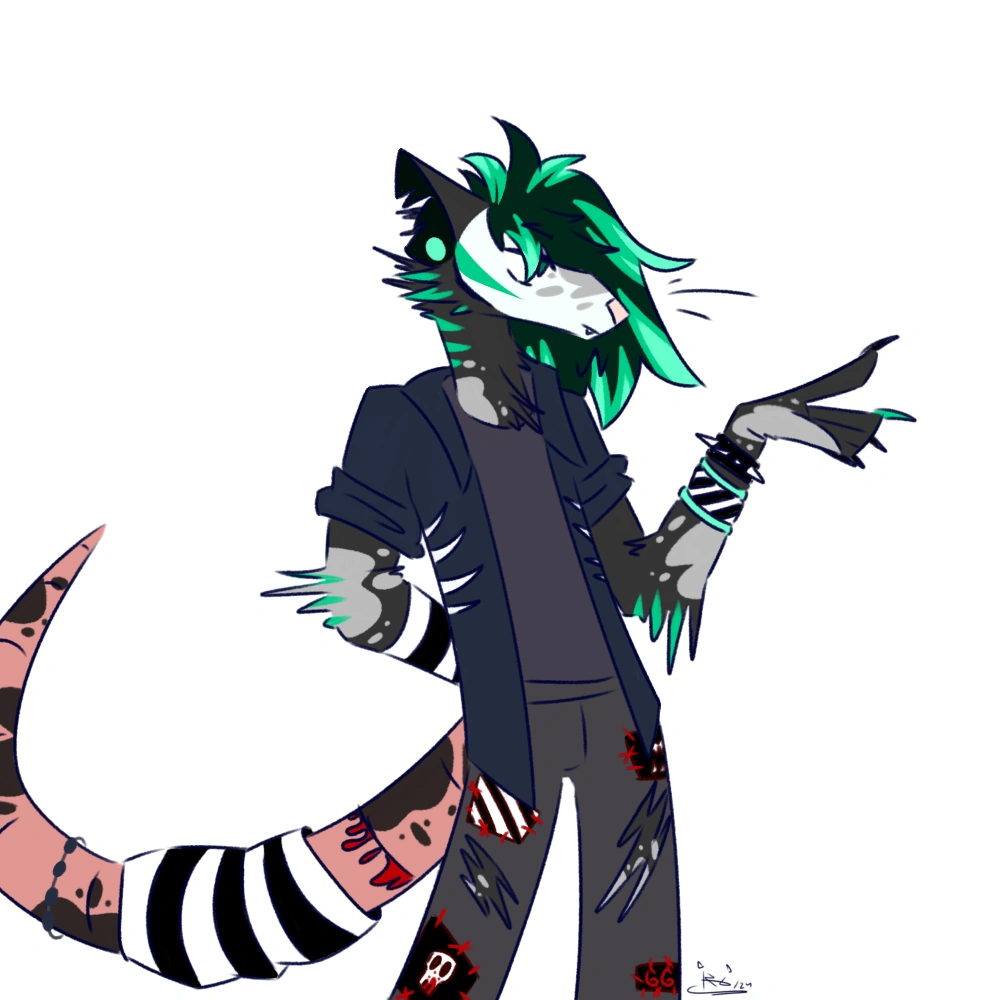 Wassup gremlins /pos [ TW // Bright colors also lil cartoon blood on ...