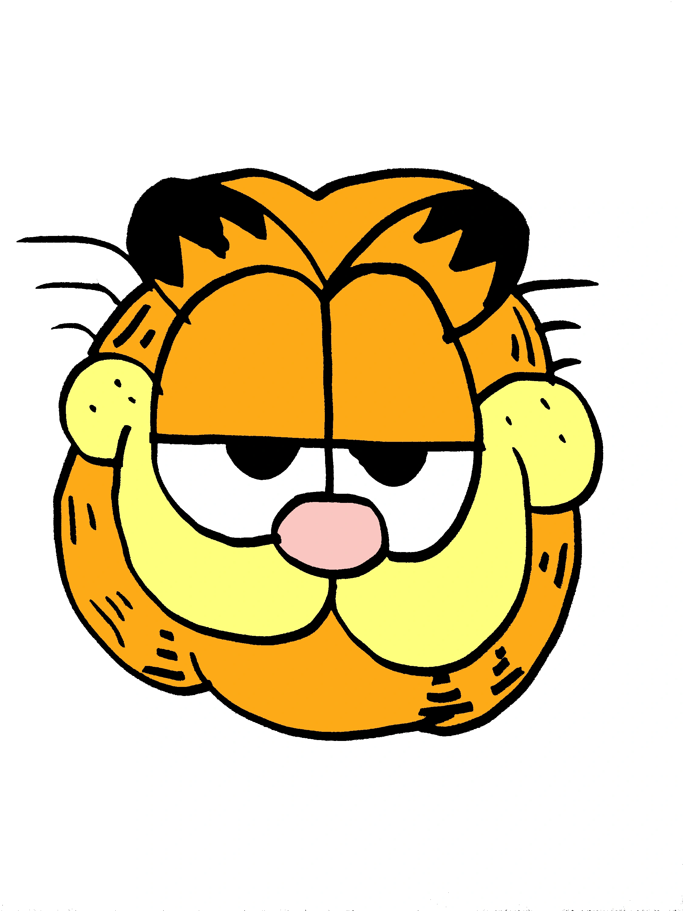 My simple drawing of Garfield | Fandom