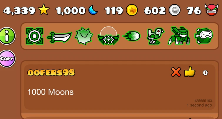 I got 1k moons | Fandom