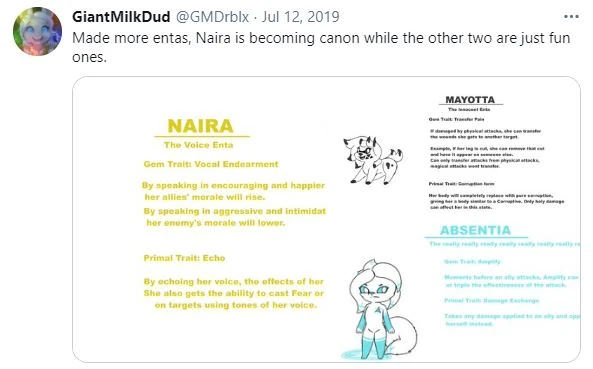 Enta refs that GMD made | Fandom