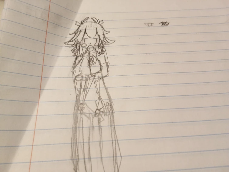 very messy yae miko doodle in english | Fandom