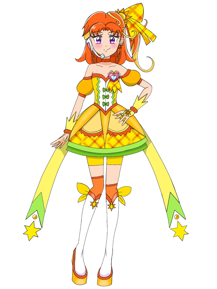 Cure Sunlight the OC Yellow Idol Pretty Cure | Fandom