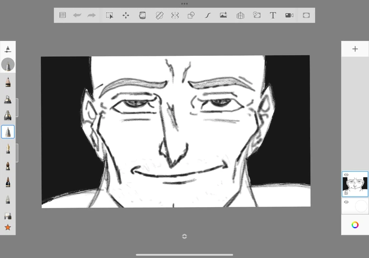 You are blessed by the man face 🕊️ ( taking cursed drawing requests lol ...