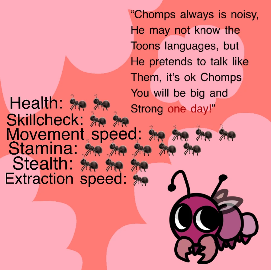 Chomps info! I will add the other stuff later | Fandom
